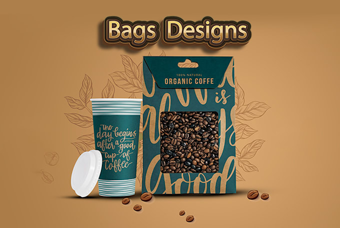 Coffee bag , menu, coffee packaging and coffee label sticker by ...