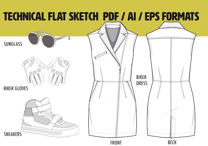 Work on tech packs and 2d cad drawings by Berancelebiaziz | Fiverr