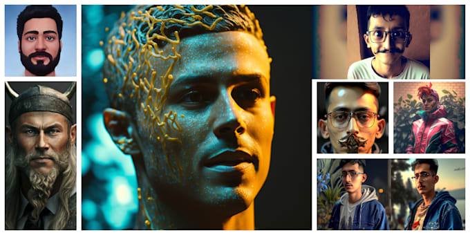 Create a digital portrait of you in any style using ai by ...