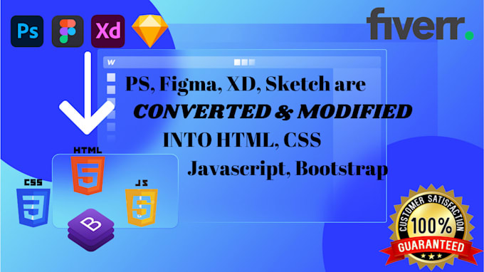 Convert psd, figma, xd, sketch into html, css, bootstrap, js by ... Convert psd, figma, xd, sketch into html, css, bootstrap, js by ...