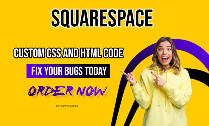 Add Custom Css And Html Code To Your Squarespace Website Professionally By Mikejacob Fiverr