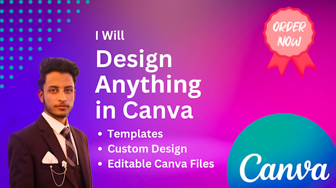 Create canva eye catching designs for youtube,social media and much ...
