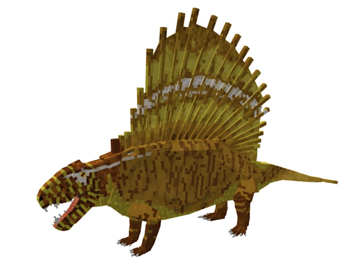 Build and texture prehistoric creatures in blockbench by Seentro | Fiverr