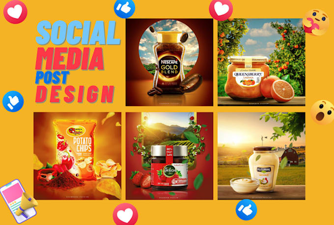 Design attractive social media posts design by Fezzini | Fiverr