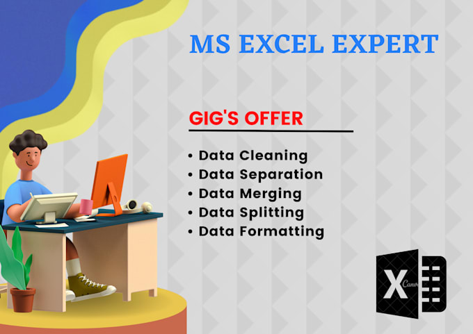 Clean, separate, merge, organize the data in ms excel by Goharabbas_s13 | Fiverr