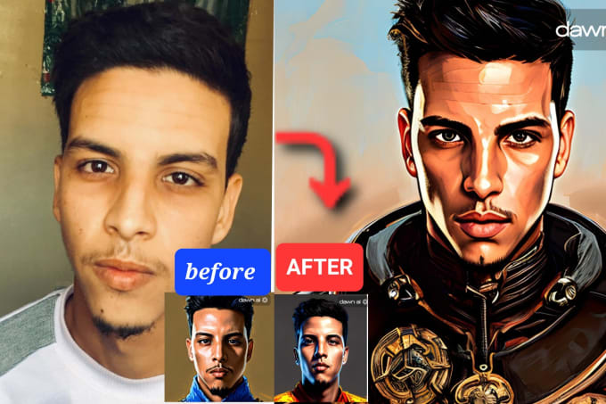 Create professional avatar photos with ai for you by Chbnsd | Fiverr