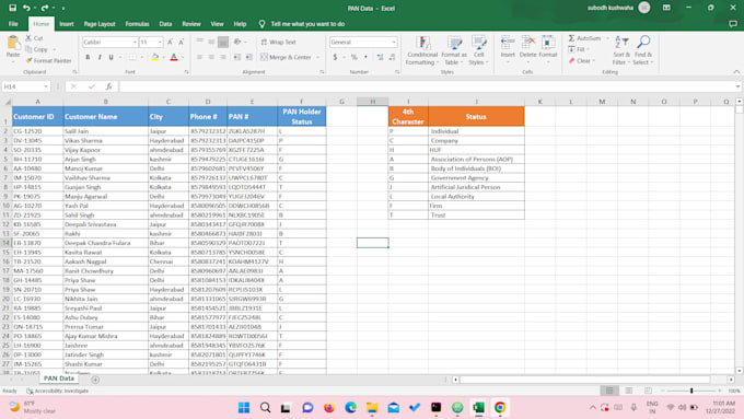Organize, clean up excel conatct list email data entry by ...