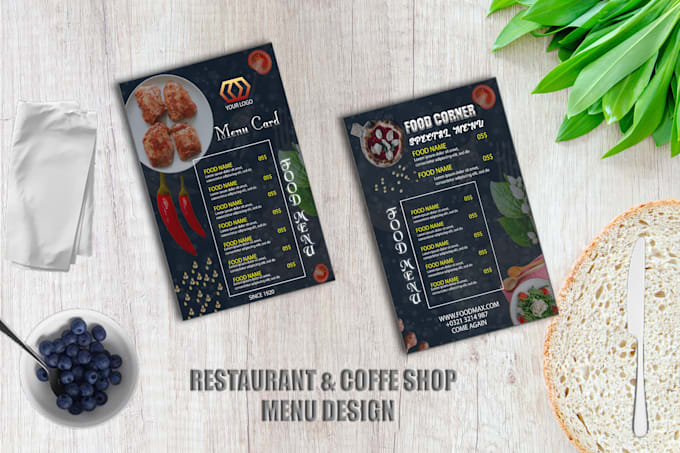 Design modern menu design, menu card, menu board in 6 hours by Flexy ...