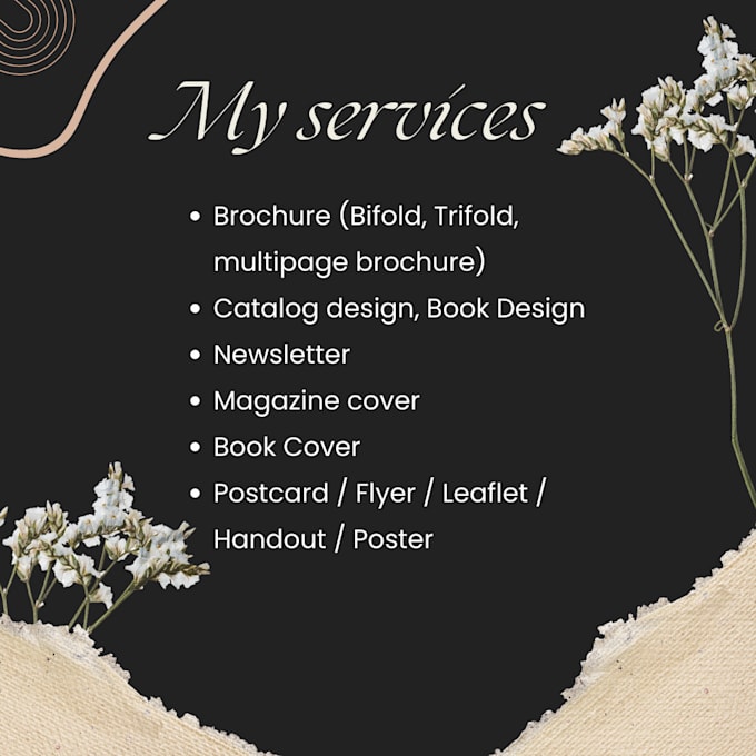 Design postcard, flyer, brochure, leaflet, handout, canva by Teeshad ...