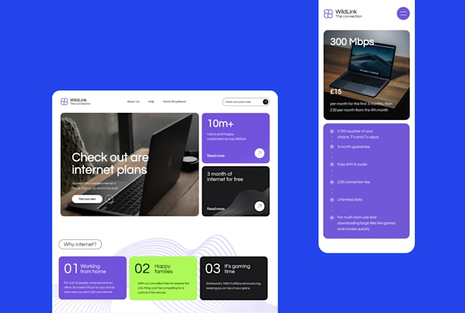 Create a responsive and engaging website by Jplike | Fiverr