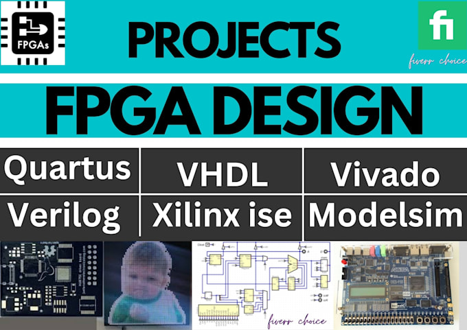 Do Verilog Vhdl Programming Of Fpga On Vivado Quartus Xilinx Ise By