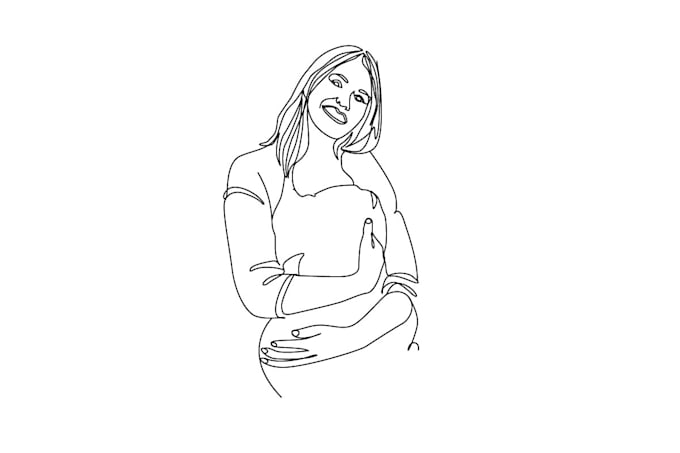 Draw a beautiful minimalist line drawing for you in 12 hours by Rabby ...