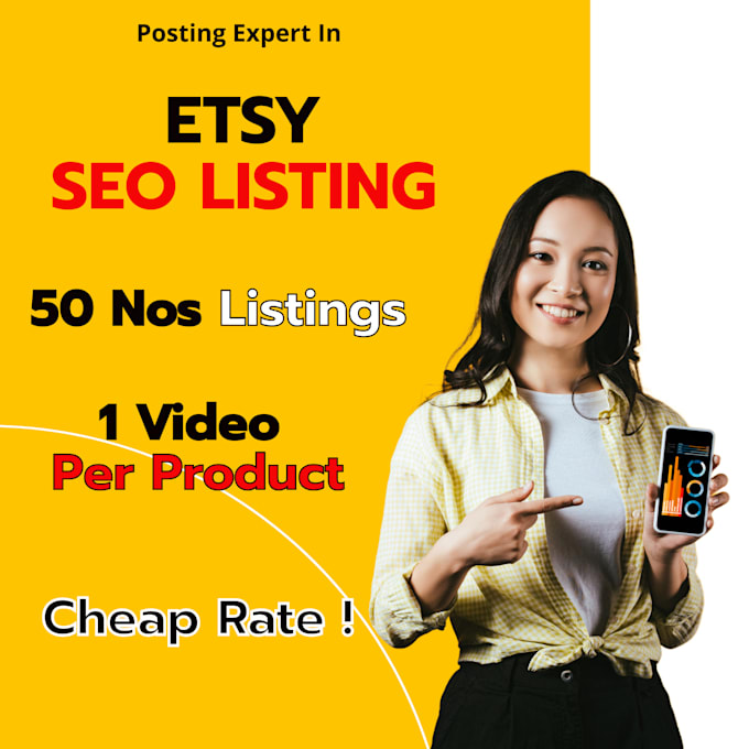 Do 100 etsy product listing at very cheap price by Postingexpertin | Fiverr
