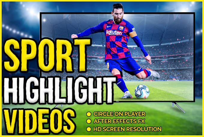 Create high impact sports highlight reels for athletes and coaches by ...