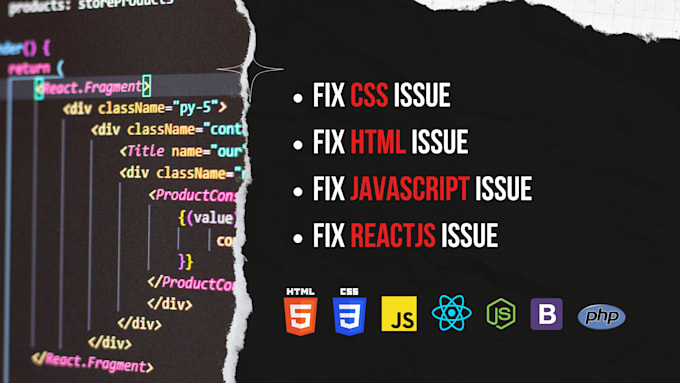 Do anything related to html, css, js, nodejs, reactjs by Ahmad_shaaz ...
