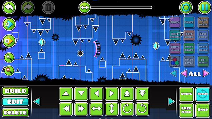 Make a high quality geometry dash layout by Lucaptartaglia | Fiverr
