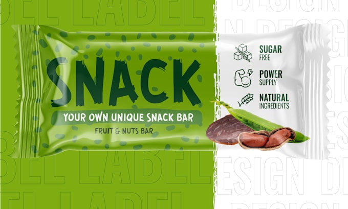 Design a snack bar label by Kyiviter | Fiverr