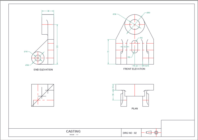 Do your mechanical drawing using autocad 2d and 3d model in solidwork ...