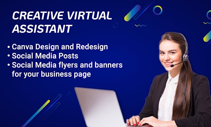Be your creative virtual assistant for canva and graphic design by ...