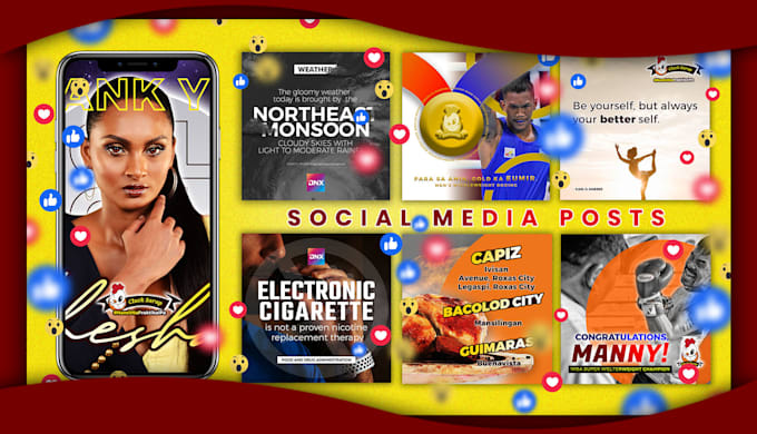 Create eye catching professional social media posts by Aaronabinosa ...