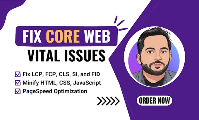 Fix core web vitals, fix cls, lcp, fcp, google pagespeed insights and gtmetrix by Wordpress_aqib ...