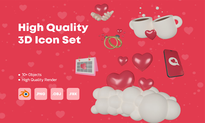 Create custom 3d icons for your website, ui, etc by Widhasana_adhit ...