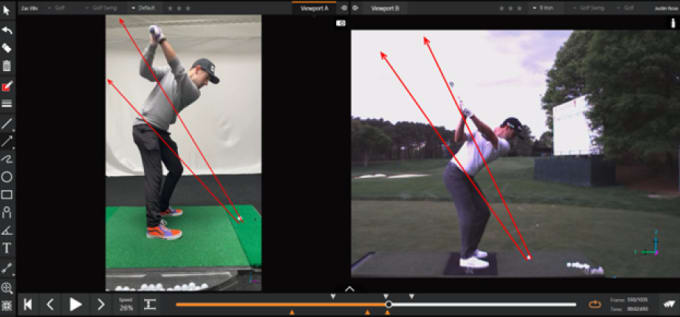 Analyze your golf swing and send video feed back with instruction by ...