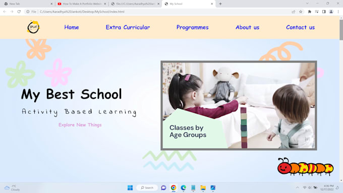 Design a responsive website using html,css,javascript by Rojalinachary ...