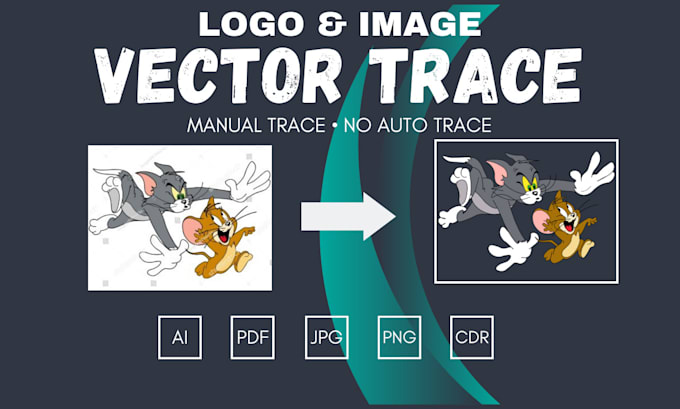 Expert vector tracing and conversion services by Elbouriabdo | Fiverr