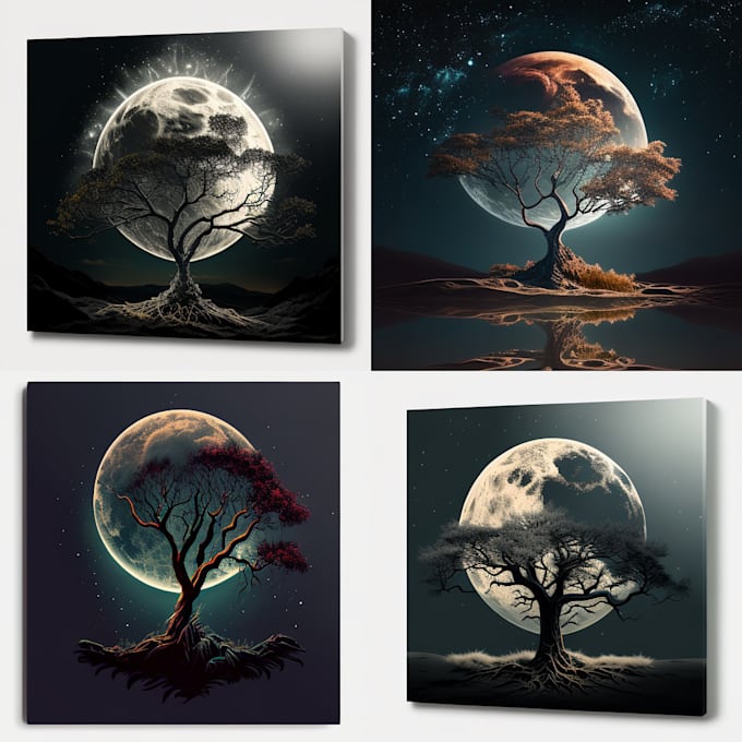 Draw an imaginary image according to your description by Saqtam | Fiverr