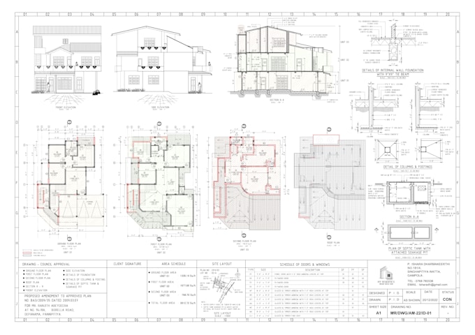 Do 2d drawing floor plans layouts by Isharadh | Fiverr