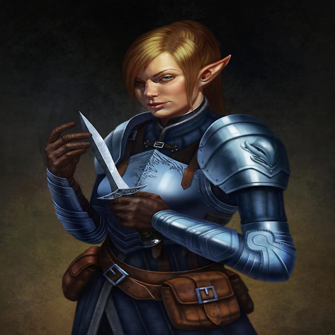 Disegna la grafica del personaggio dnd e la grafica del personaggio dnd