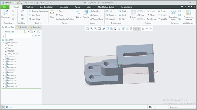 Make a 3d model or assembly in ptc creo or autocad by Saadjave | Fiverr