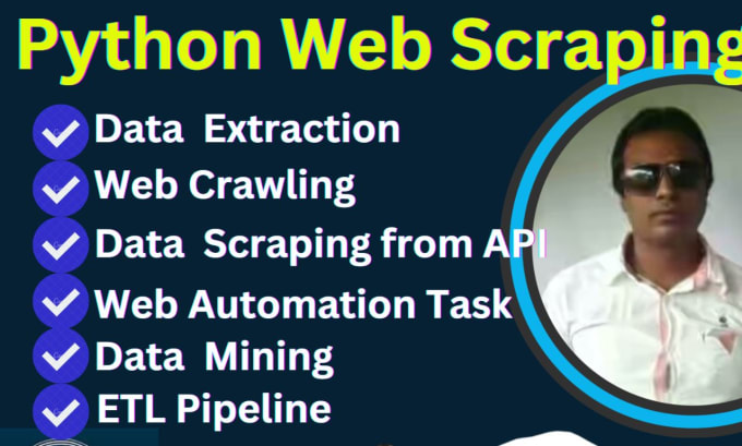 Do Python Web Scraping Data Mining Using Scrapy Bs4 Pandas Selenium By Webprogrammer23 Fiverr