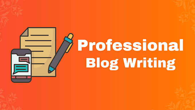 Write a professional blog post by Waitch | Fiverr