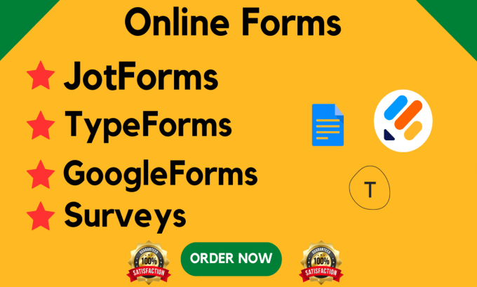 Create responsive online form using jotform, typeform, google forms by ... Create responsive online form using jotform, typeform, google forms by ...