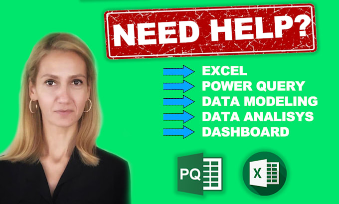 Do excel dashboard, excel expert, excel data analysis, pdf to excel, pivot table by Powerblondy ...