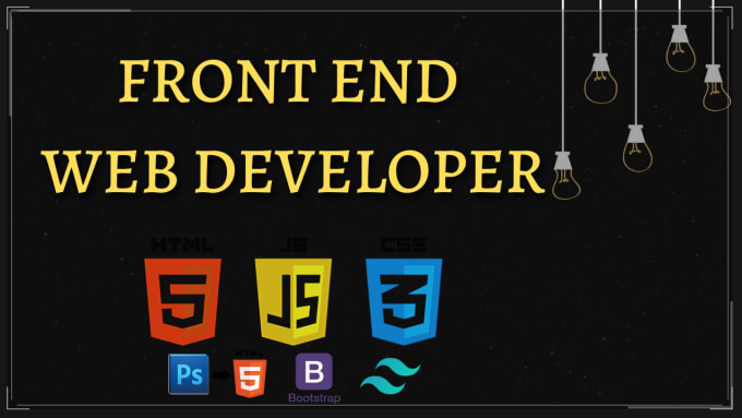 Be Your Front End Web Developer Html Css Javascript Bootstrap Psd To Html By Tahashahid980 Fiverr