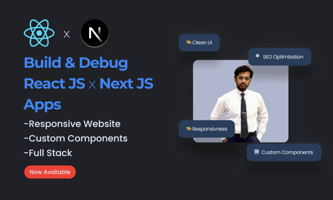 Debug react js next js apps by Hassamj2 | Fiverr Debug react js next js apps by Hassamj2 | Fiverr