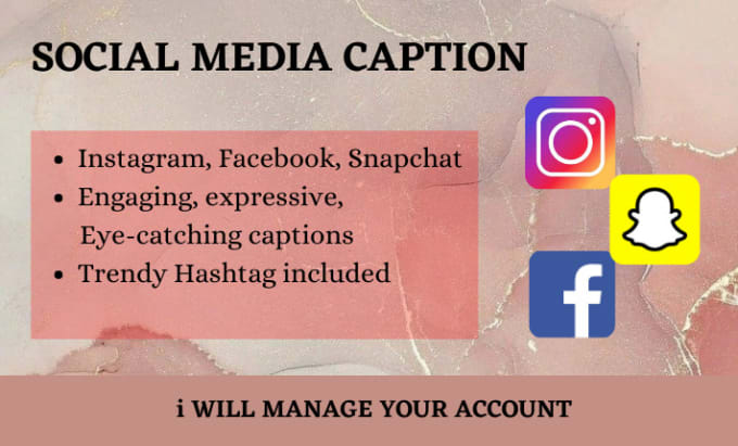Write catchy and engaging social media caption for you by Hafsa ... Write catchy and engaging social media caption for you by Hafsa ...