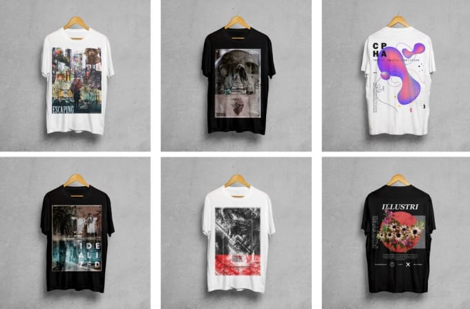 Create Unique Streetwear Edgy Artsy Tshirt Designs By Betty Ytwe Fiverr