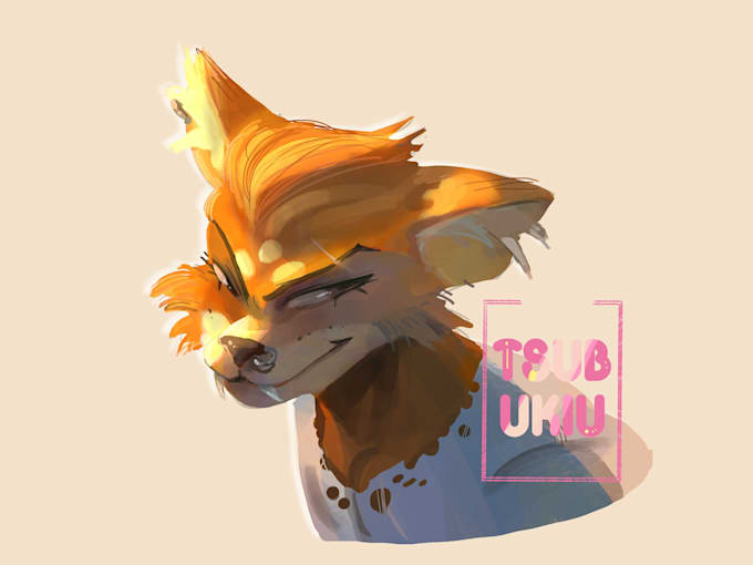 Paint your furry oc by Tsubukiu | Fiverr