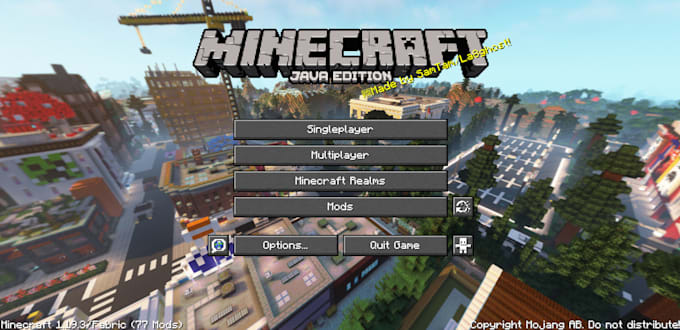 Make a custom 360 panorama title screen in minecraft by Samtam_ | Fiverr
