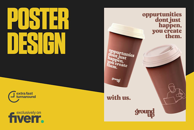 Design a unique poster by Anmediastudios | Fiverr