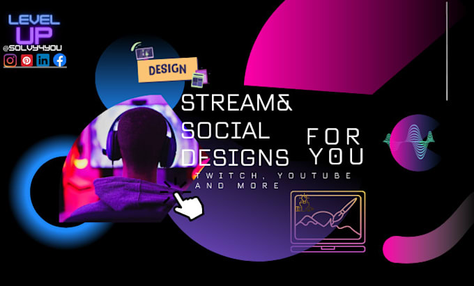 Design graphics for your unique channel by Solvy4you | Fiverr