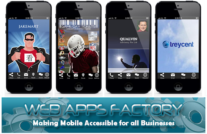 Create a digital business card for all mobile devices by Webappsfactory ...