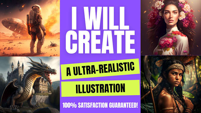 Make ultra realistic illustration art for you by Algorrij | Fiverr