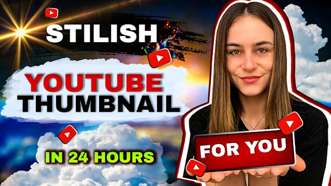 Create design stylish thumbnails for youtube in 24 hours by Olena ...