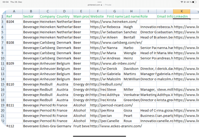 Do excel data entry, data collection, copy paste and web research by Timursaeed | Fiverr