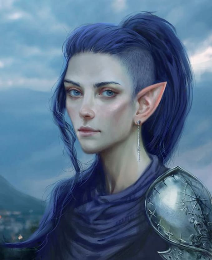 Dnd character art and dnd character art by Norneliebenber | Fiverr